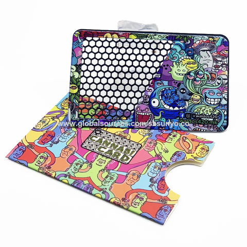 China Wholesale Custom logo credit business grinder cards stainless ...