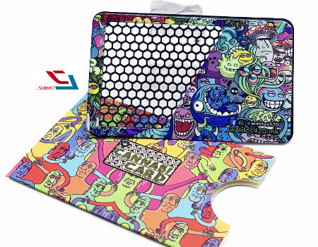 China Custom logo weed herb crusher grinder cards rose gold black ...