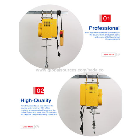 China 400kg Electric Suspending Hoists on Global Sources,Electric ...