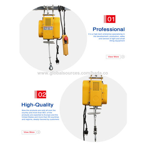 China 200kg Electric Suspending Hoists on Global Sources,Electric ...