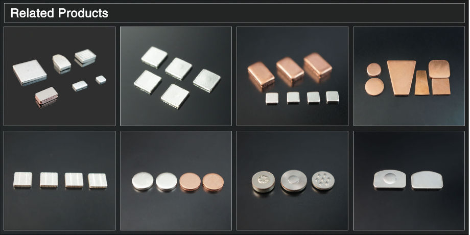 China Electrical Contact Points Contact tips rivet powder Metallurgy ...