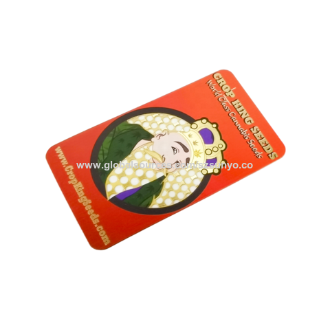 China Wholesale Custom logo credit stainless steel metal herb weed ...