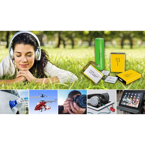 China 3.7V 2600mAh lithium ion battery pack, lipo with high temperature ...