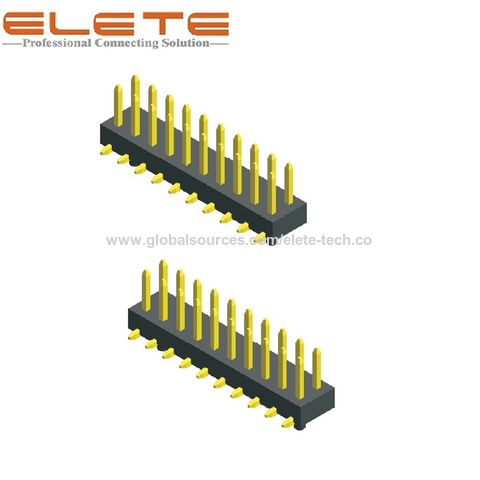 China Vertical socket connectors, 2.54mm female header alternative to ...