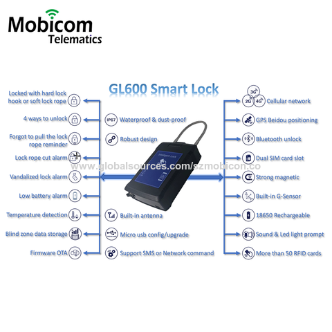 China Satellite lock smart GPS lock for container tracking and cargo ...