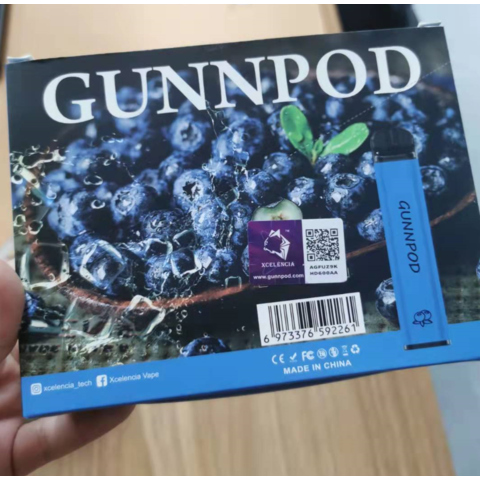 China Gunnpod Prefilled Disposable xxl Device Electronic Cigarettes pod ...
