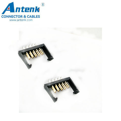 China 2.54mm latch header with selective gold plated available, with ...