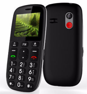 China Dual SIM GSM big button senior bar phones with SOS on Global ...