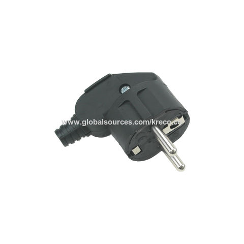 China Euro 2 Round Pin Power Plugs Cord Top Plug on Global Sources ...