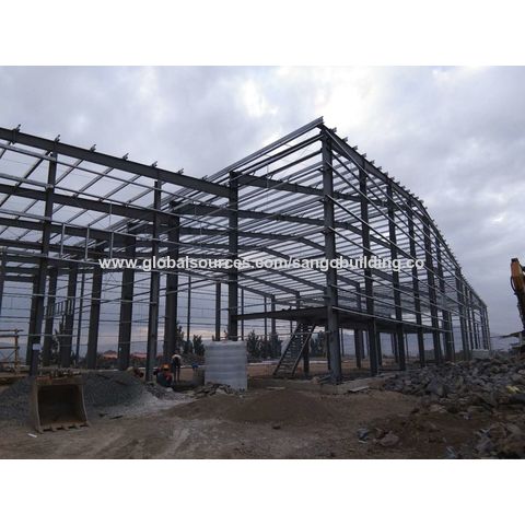 China Prefabricated wide span steel structure building on Global ...