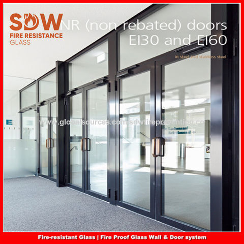 China Hot sell E30 Forster Presto fireproof sheet metal steel door fire ...