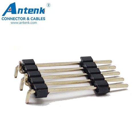China 1.27mm Pitch Single Row SMT Type Pin Header Connector on Global ...
