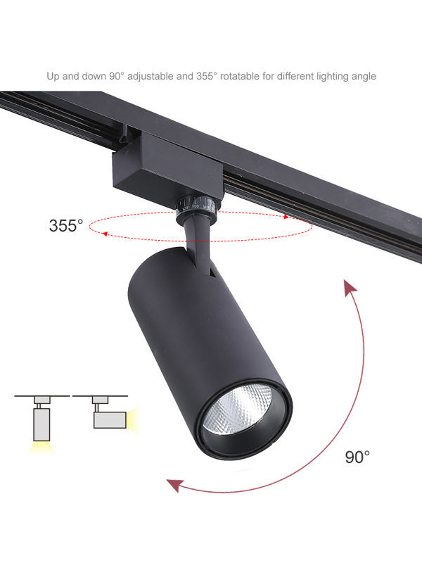China LED Track Light COB Rail Spotlights Lamp Leds Tracking Fixture ...
