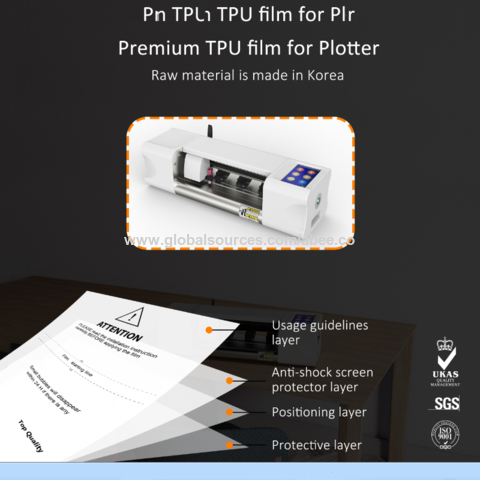 China Screen protector cutting machine TPU front back film Hydrogel ...