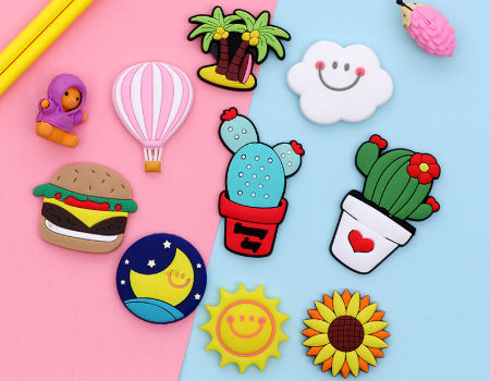 China PVC Fridge Magnet Wholesale Customised Cute Cartoon Design Soft ...