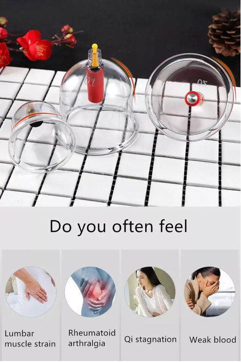 China Traditional Chinese Vacuum glass Cupping Therapy Cups Body ...