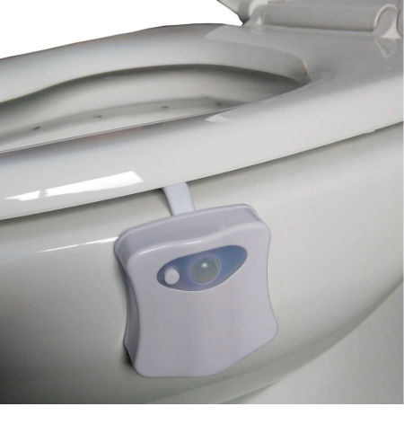 China Toilet Seat Night Light 8 Colors Waterproof Backlight For Toilet ...