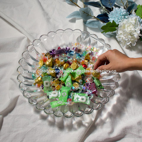China Clear Acrylic candy tray for Snack, fruit,candy ,cookie on Global ...