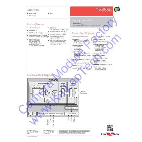 Hong Kong SAR KLT-G1MF-OV8856 V1.0 OV8856 MIPI Interface Fixed Focus ...