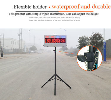 China High quality portable removable tripod led display warning signs ...