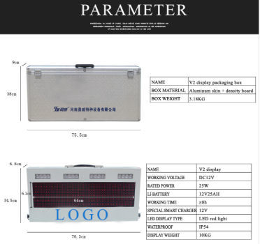 China High quality portable removable tripod led display warning signs ...