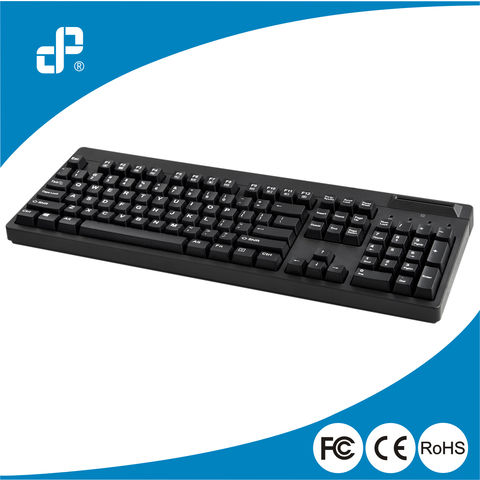 China LIF K104S Full size USB membrane type swipe and chip pos keyboard ...