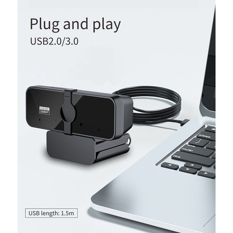 China Webcam 1920P Chat Meeting Camera USB Built-in Microphone PC Auto ...