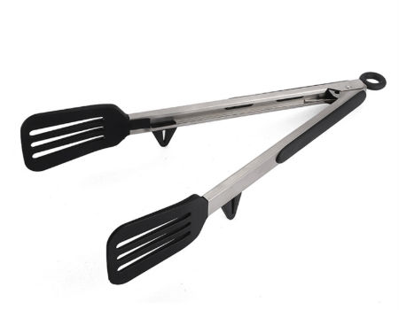 China Silicone Tong Wholesale Hangable 9/12 Inch Stainless Steel ...