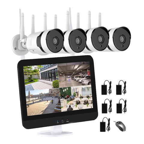 China WiFi Kit Wireless Kit 4 cameras Wifi Package 4ch Wifi NVR Kit 4ch ...