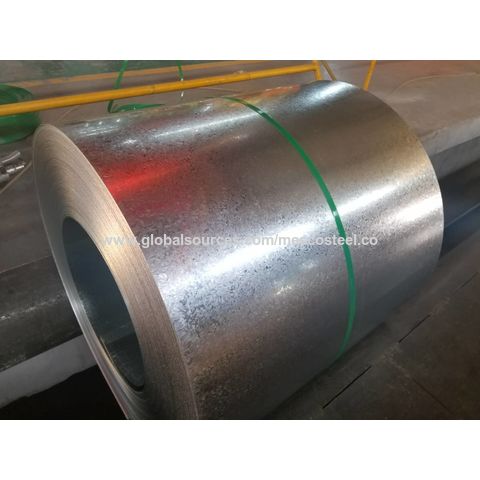 China GI DX51D hot dipped Zero spangle Galvanized steel coils on Global ...
