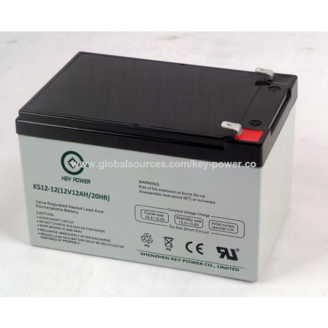 China 12V 7Amp Sealed lead acid SLA AGM VRLA UPS battery on Global ...