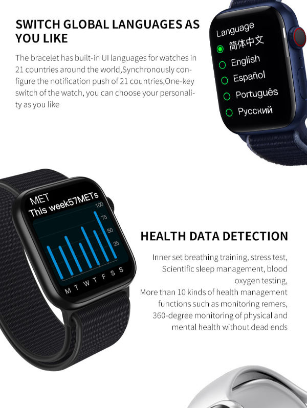 Wearfit Pro Smart Watch HW18, IP67 Waterproof Bluetooth Call Music ...