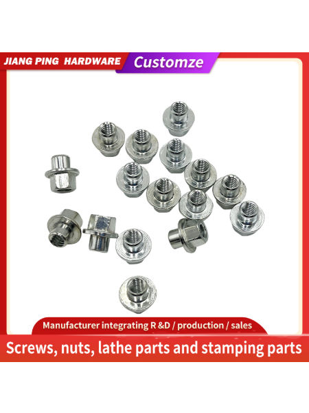 Non-standard flange nut hex nut flange nut injection rivet riven to pre ...