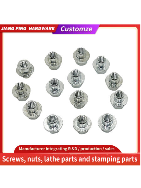 Non-standard flange nut hex nut flange nut injection rivet riven to pre ...