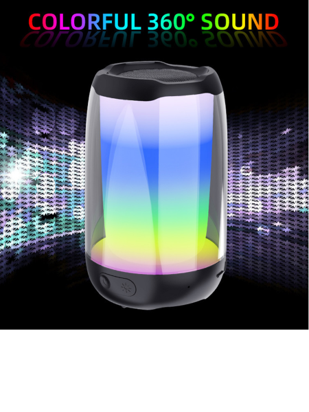 China RGB light portable mini wireless bluetooth speaker on Global ...