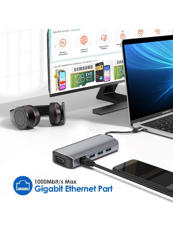 China Universal laptop docking station,11 in 1 Type C Hub to USB3.0 ...