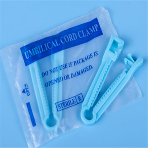 China OEM disposable baby sterile umbilical cord clamp umbilical cord ...
