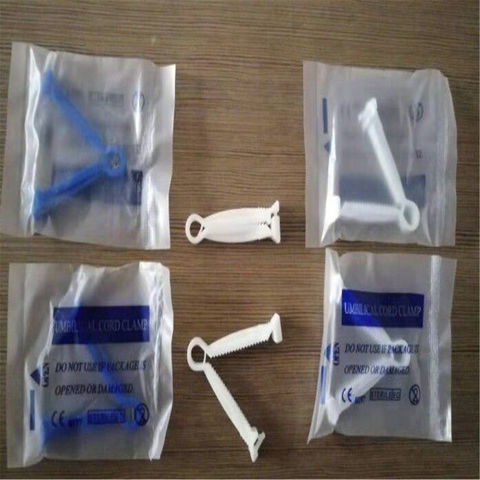 China OEM disposable baby sterile umbilical cord clamp umbilical cord ...