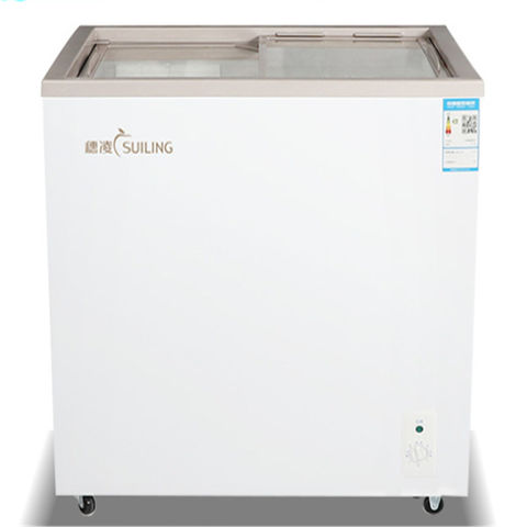 China Freezer Snowsea Supermarket Glass Door Ice Cream Chest Deep ...