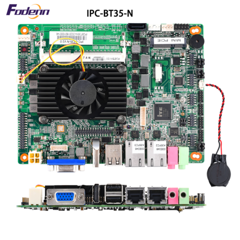 China Fodenn Customization Intel Bay Trail J1900 DDR3L 4GB/8GB 6COM 8USB SATA2.0 Industrial ...