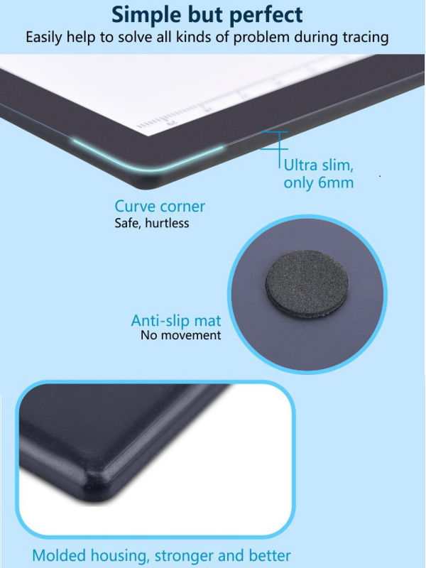 Plastic trace pad tracer and copy board in A3 and A4 size with CE ...