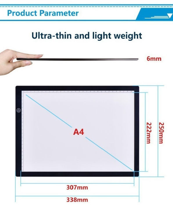 Plastic trace pad tracer and copy board in A3 and A4 size with CE ...