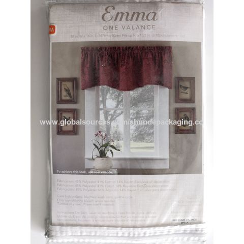 China Custom made high quality transparent plastic bag curtain bag with ...