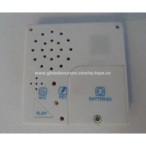 China LED flashing sound box with your custom message,recordable on ...