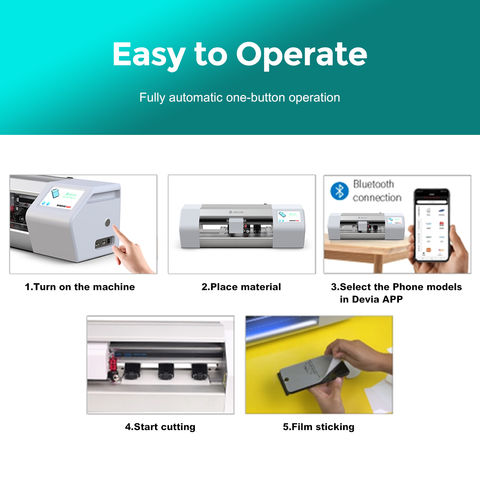 China All Coverage tpu nano Mobile Film Protective Cutter Machine for ...