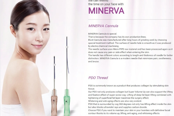 China Korea origin cheap Minerva Premium PDO Thread Lifting PDO Thread ...