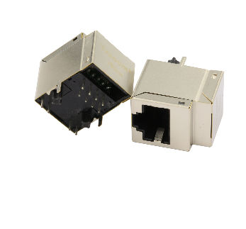 China RJ45 Connector Manufacturer, Vertical Type RJ45 with Transformer ...