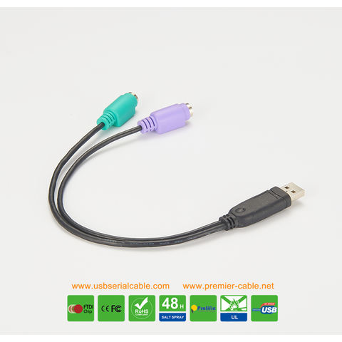 China Din 6 Female to USB Male Standard Keyboard Mouse Extension Cable ...