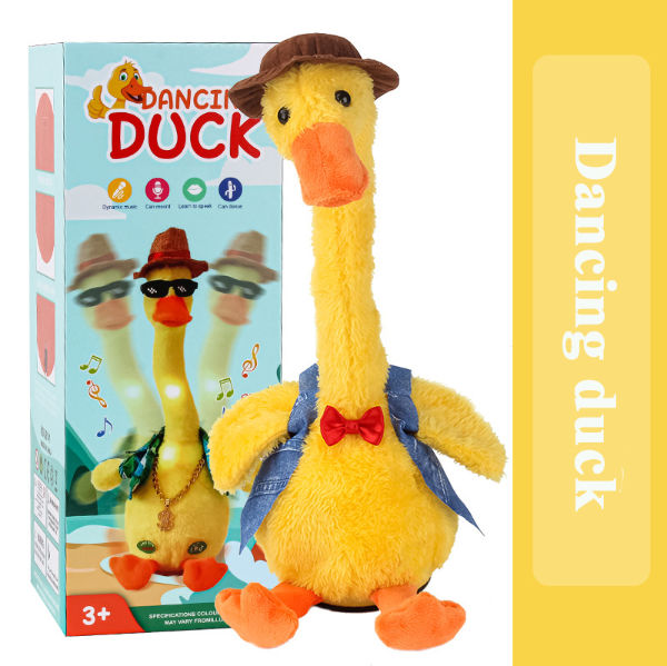 Imitating Singing Talking Duck Toy Repeats What You Say Electronic ...