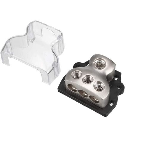 China 3 Way Power Distribution Block, 1x 0 Gauge in / 3X 4 Gauge Out ...
